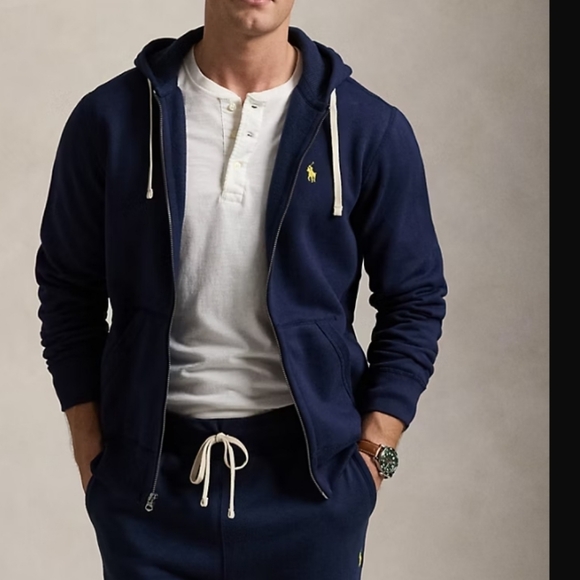 Polo Ralph Lauren | Shirts | Polo Ralph Lauren Mens Fleece Cruise Navy ...